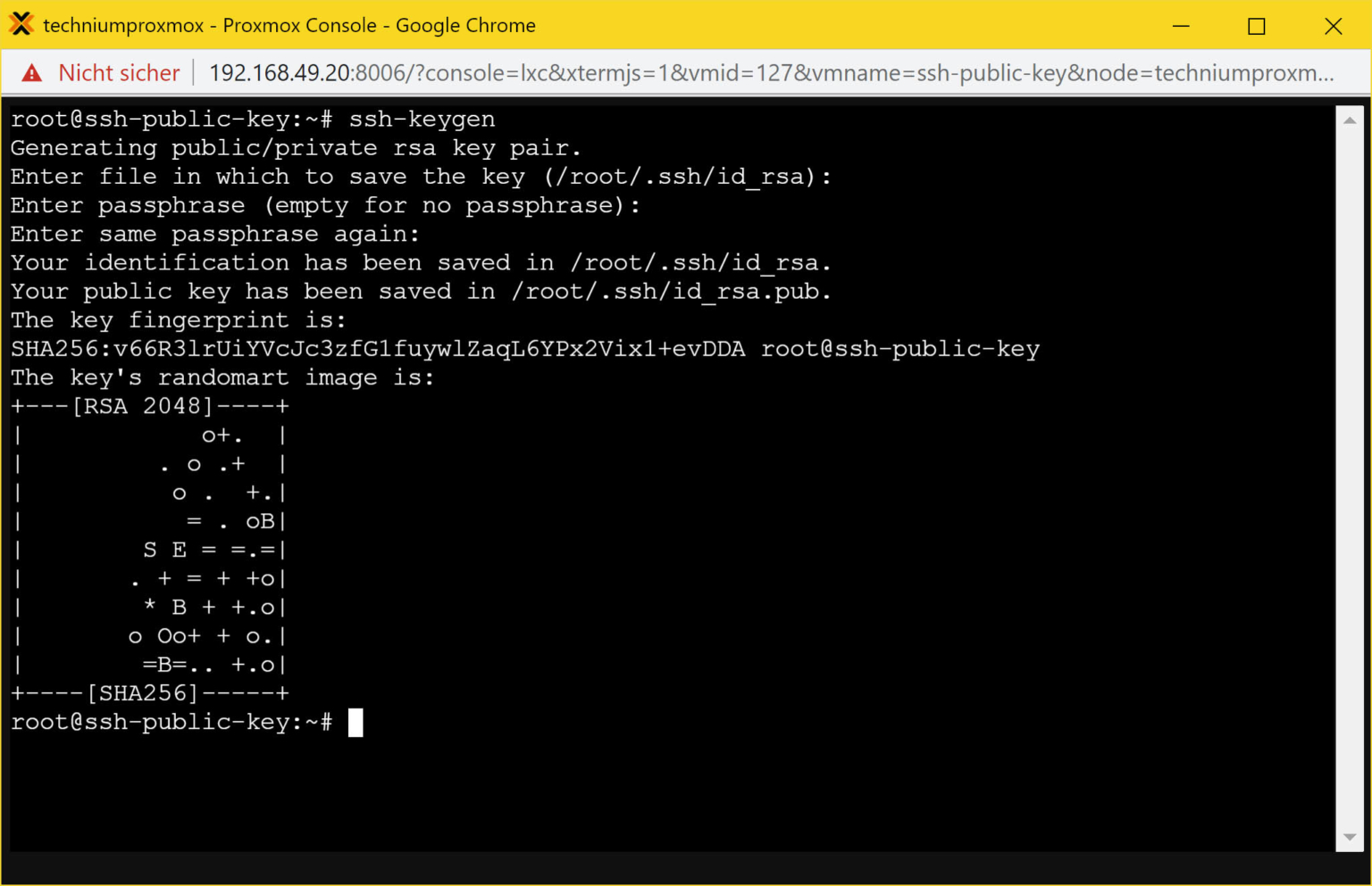 SSH Public Key Authentifizierung - Tutorial - Technium SSH Public Key Authentifizierung - Tutorial - Technium