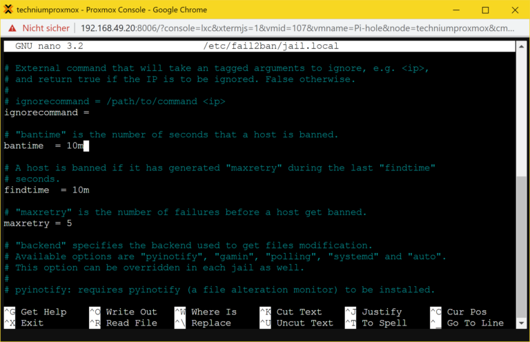 Debian fail2ban installieren - Tutorial - Technium