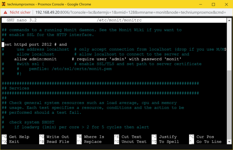 Debian Monit konfigurieren (und installieren) - Tutorial - Technium