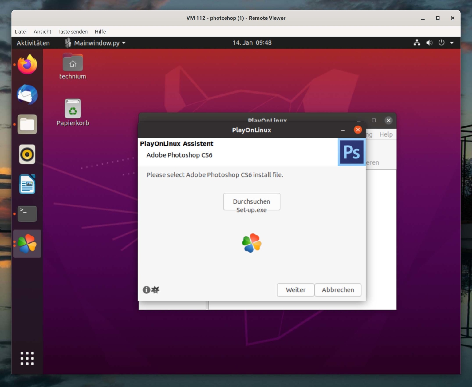 Debian Photoshop installieren - Tutorial - Technium