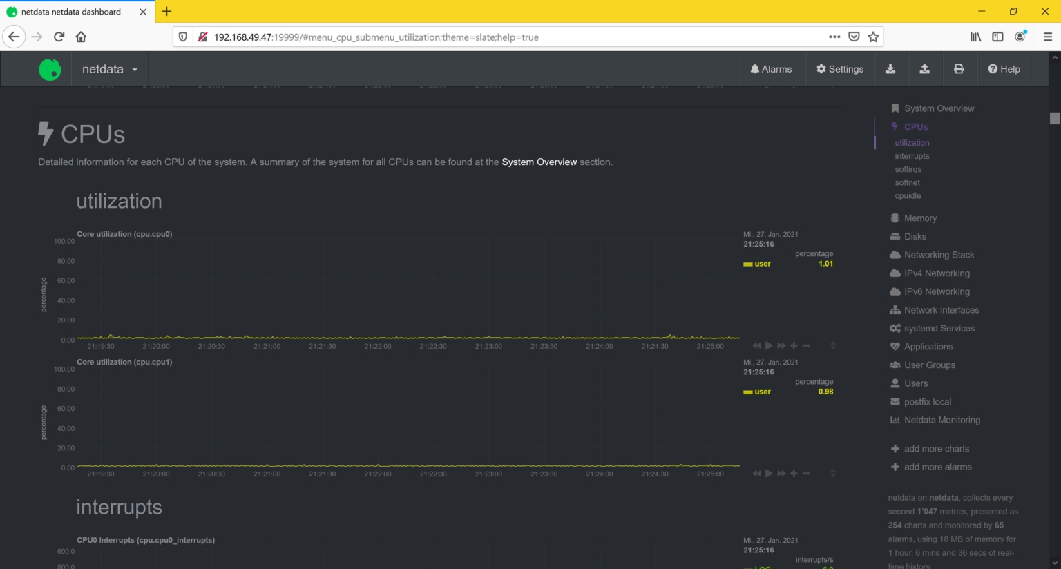 Debian netdata installieren - Tutorial - Technium