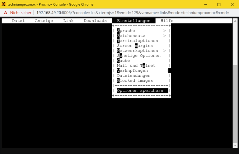 Debian Links 2.6 installieren - Tutorial - Der beste Terminal Browser - Technium