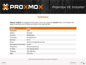 Proxmox in 10 Schritten Installieren - Tutorial - Technium