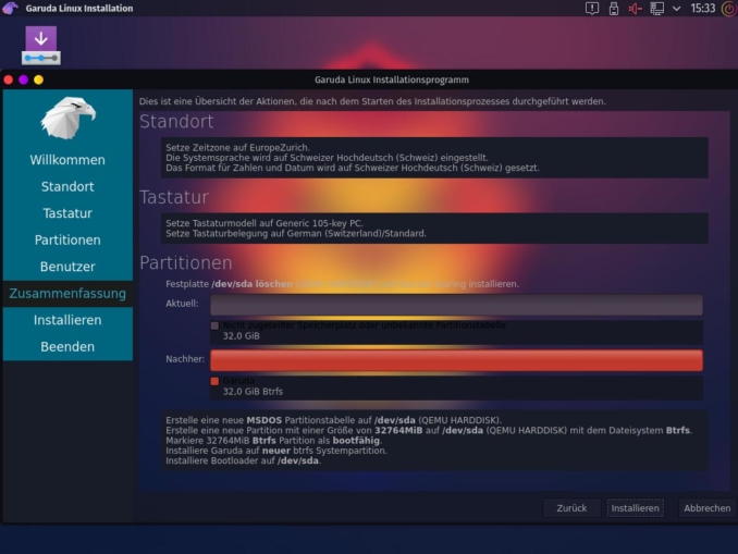 Garuda Linux installieren - Tutorial - Technium