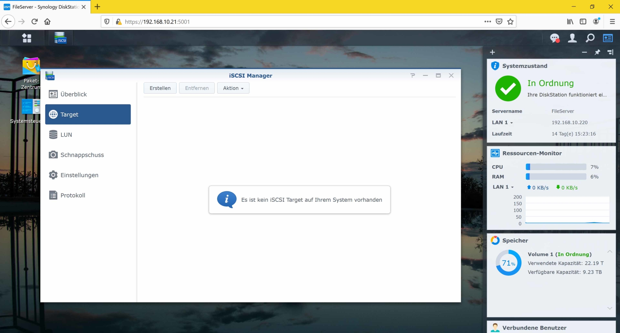 Synology NAS iSCSI Target erstellen - Tutorial - Technium