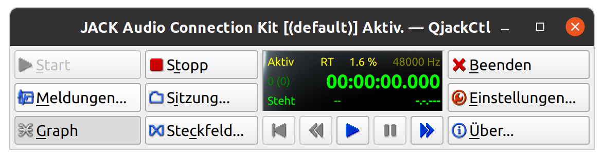 JACK installieren - Linux Audio - Tutorial - Technium