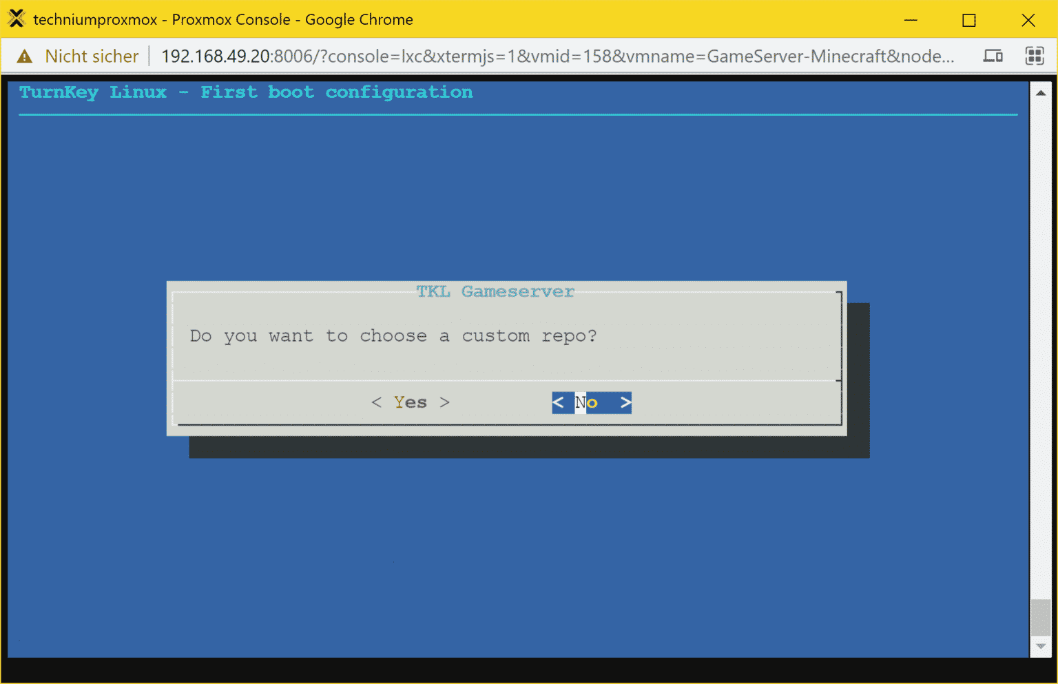 Proxmox Minecraft Server Lxc Container Turnkey Tutorial Technium