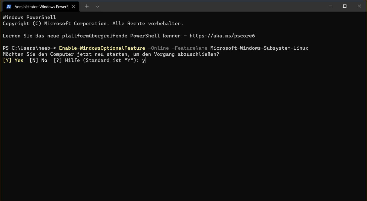 WSL2 installieren - Tutorial - Technium