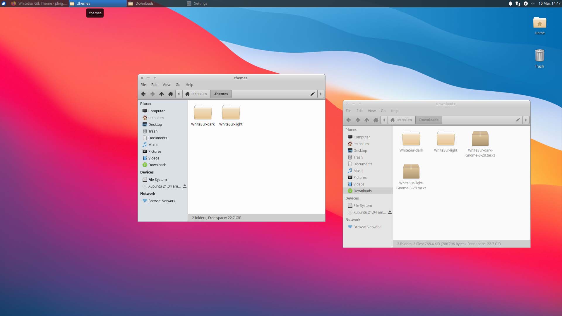 Xubuntu macOS Theme installieren - Tutorial - Technium