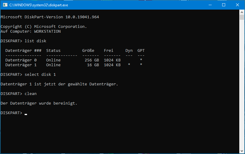 USB Stick Partitionen löschen - Tutorial - Technium