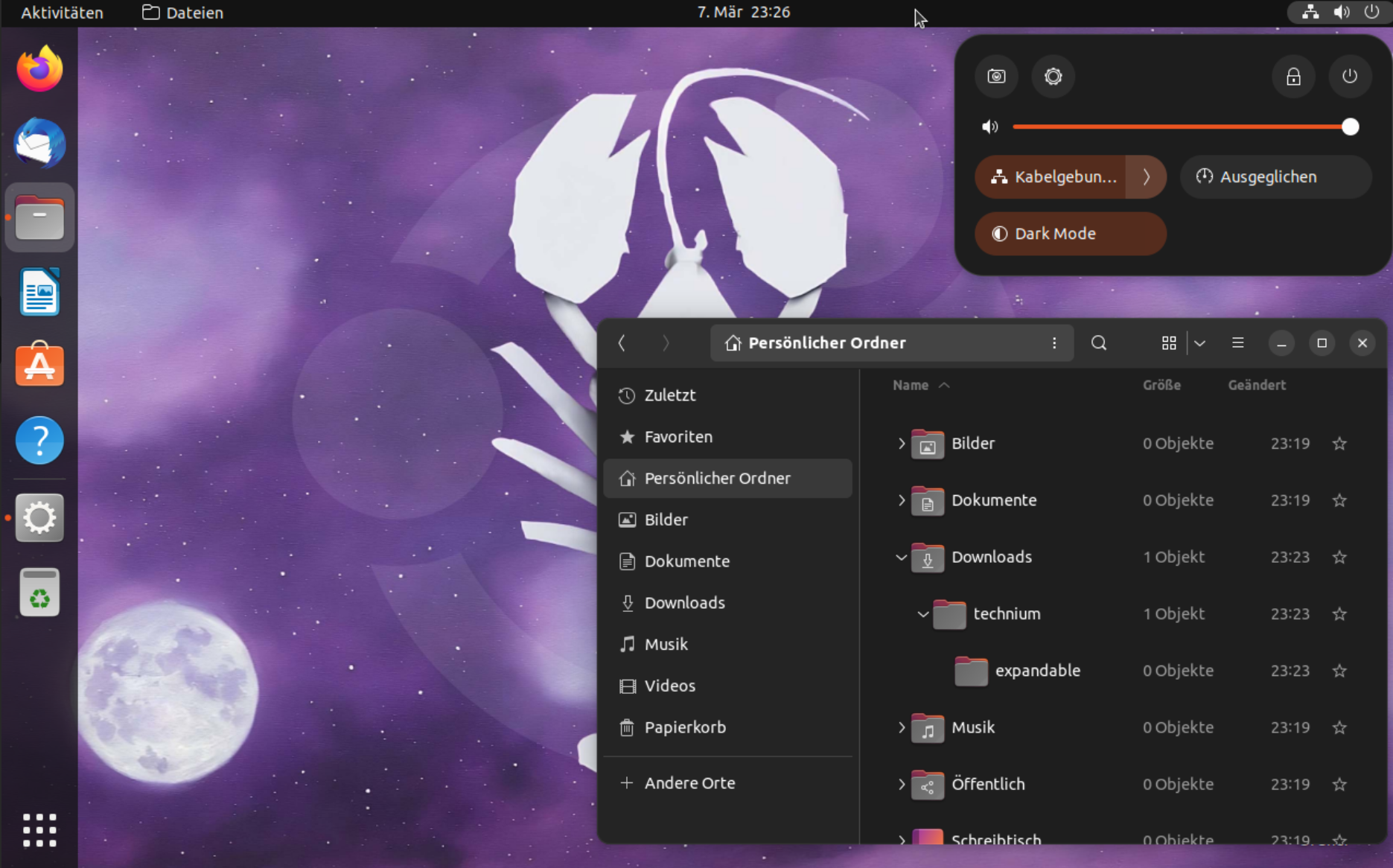 Ubuntu 23.04 installieren - Tutorial - Technium