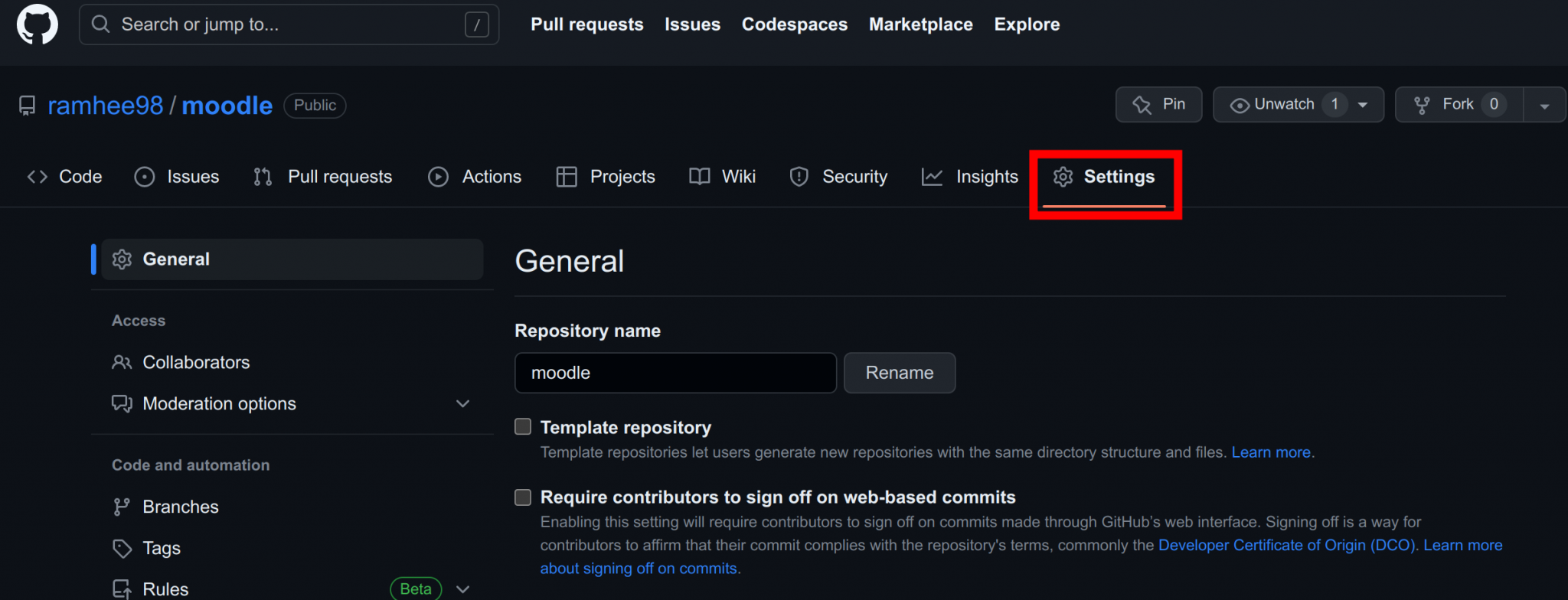 Github Repository löschen - Tutorial - Technium
