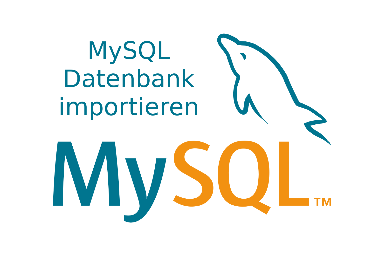 MySQL Datenbank importieren - Tutorial - Technium