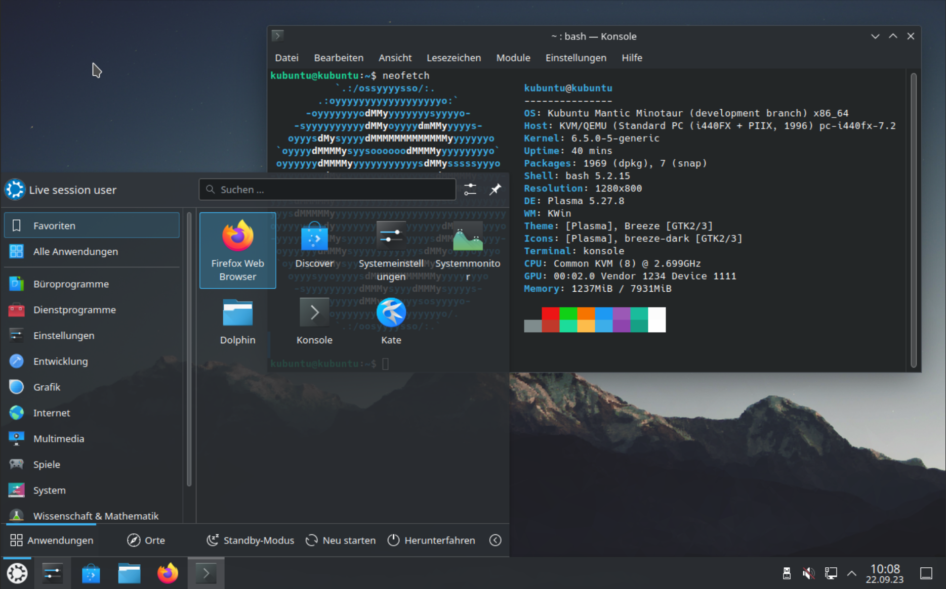 Kubuntu 23.10 installieren - Tutorial - Technium